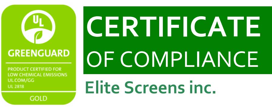 Elite Has 2-New ISF & Greenguard-Certified Portable Projection Screens ...